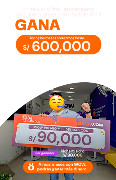 WOW Perú | WOW Perú | Internet Hogar 100% Fibra Óptica en Perú